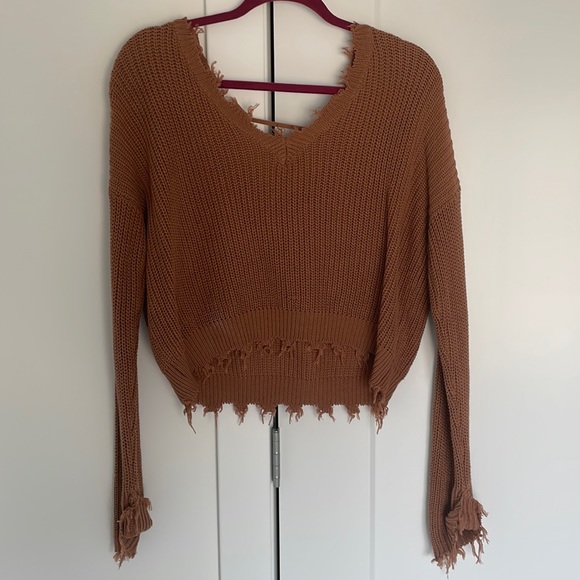 Forever 21 | Sweaters | Rust Color Cropped Sweater | Poshmark